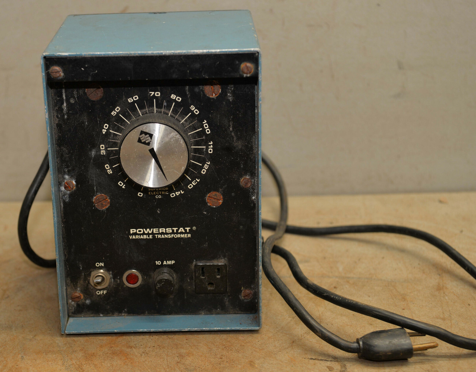 Powerstat variable autotransformer L116B 0-140v electric control ...