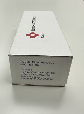 New SEALED TOSOH 0023451 TSKgel UP-SW3000 DC Guard Column for 4.6 mm ID ...