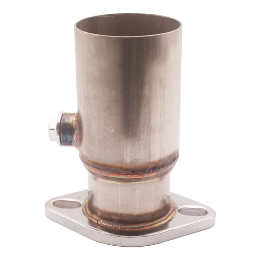 Racing 3" 76mm SS Pipes to 2.5" 2 bolt Flange Reducer W/o2 bung ...