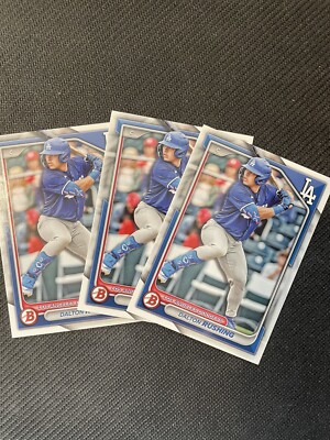 2024 Bowman Draft Base Lot (3) Dalton Rushing | eBay