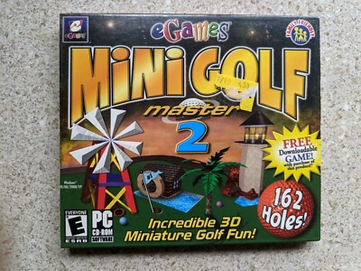 eGames Mini Golf Master 2 3D Miniature Windows 98 ME 2000 XP PC CD ROM ...