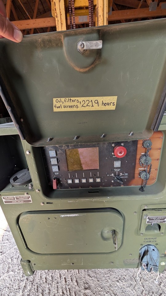 MEP-1040 AMMPS 10kW Military Diesel Generator Yanmar 4TNV84T Load Bank ...