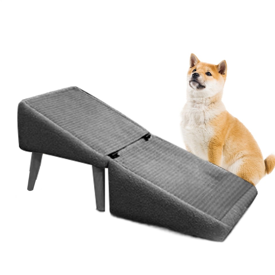 Dog Ramp For Bed Foldable Dog Vehicle Stairs Footrest Stool For Small ...