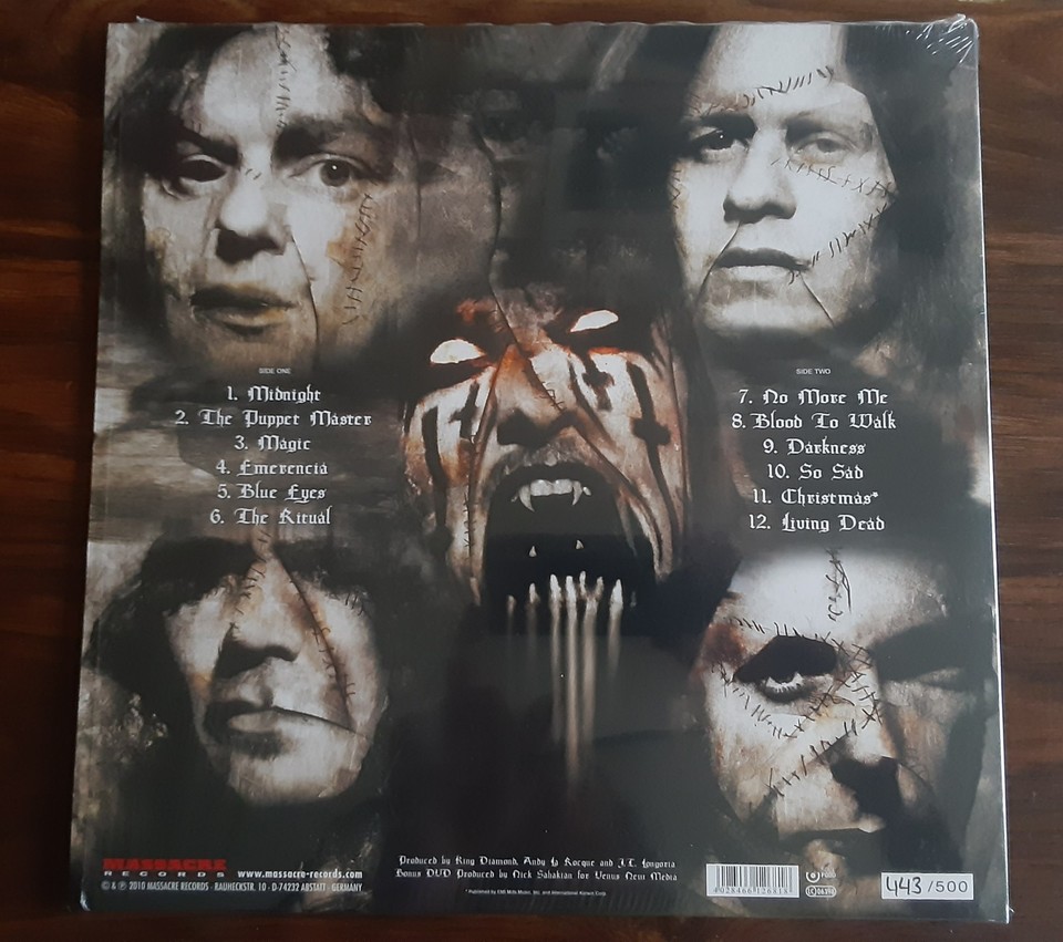 KING DIAMOND Puppet Master LP Massacre Records 2010 Green 443/500 ...