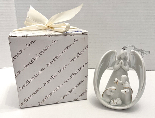 Appletree Design Christmas Ornament Praying Angel Holy Family Nativity ...