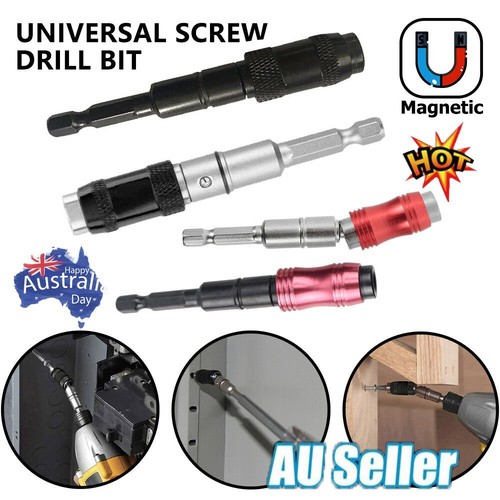 Steel Impact Magnetic Pivoting Bit Tip Holder Swivel Screw Drill ...
