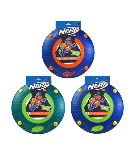 Nerf Sonic Howler Frisbee Assorted Colours Single 920176 8720077201767 ...