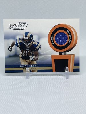 2002 PLAYOFF PIECE OF THE GAME ISAAC BRUCE JERSEY #POG-23 SAME DAY ...