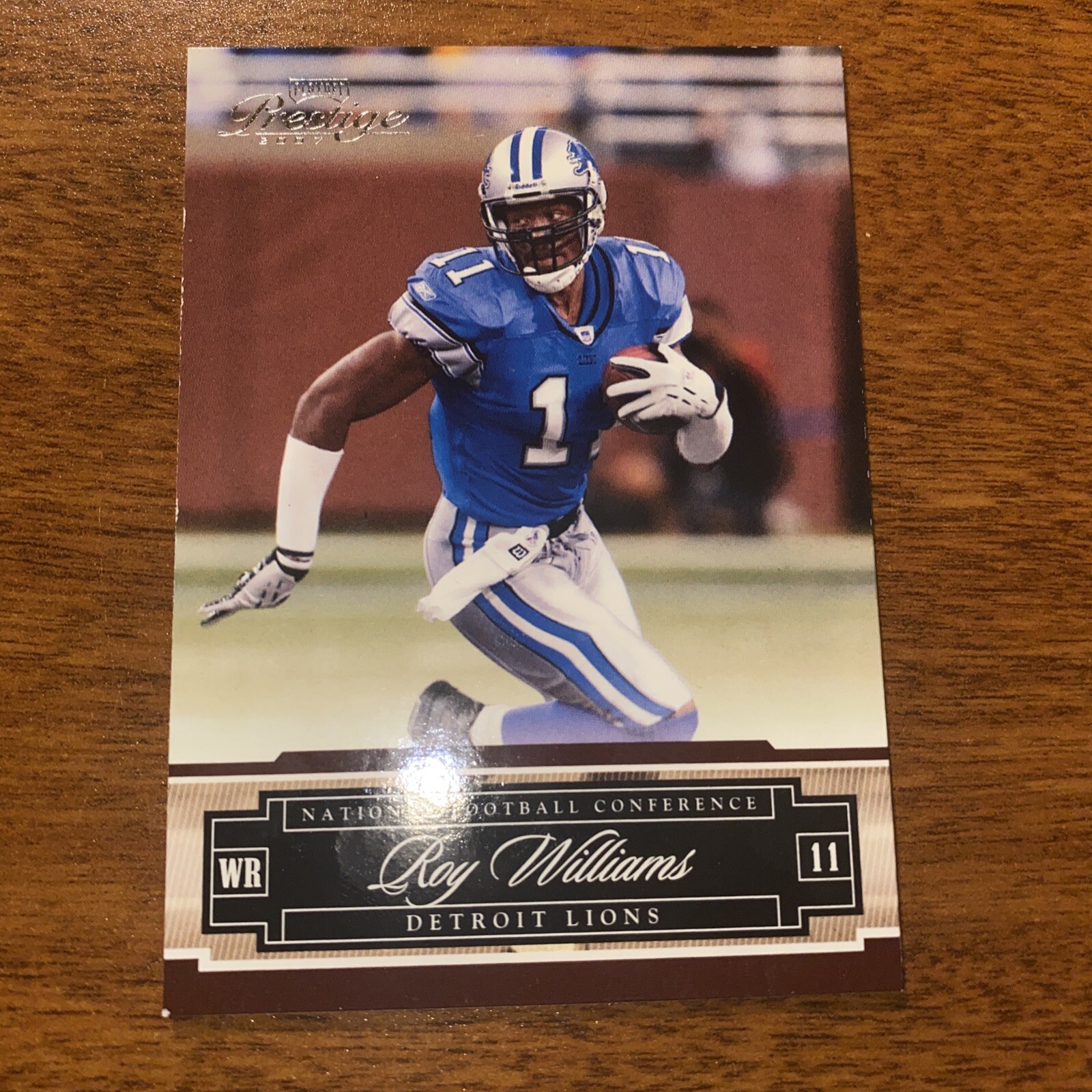 2007 Playoff Prestige Football Card #52 Roy Williams WR Detroit Lions ...