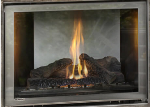 Montigo Divine 34" Standing Pilot Vent Free Outdoor Fireplace, LP ...