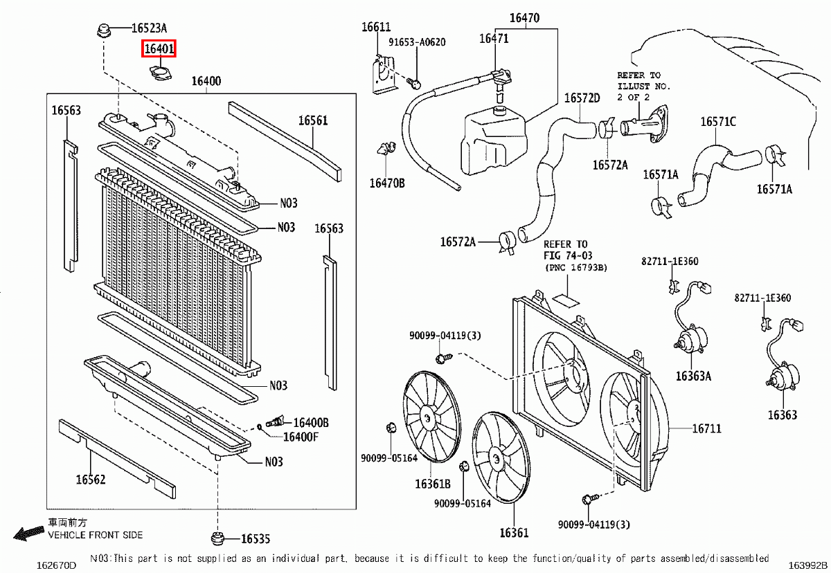 Genuine Camry ASV50 AHV40 ACV51 ACV41 ACV40 2.4 2.0 2.5 Radiator ...