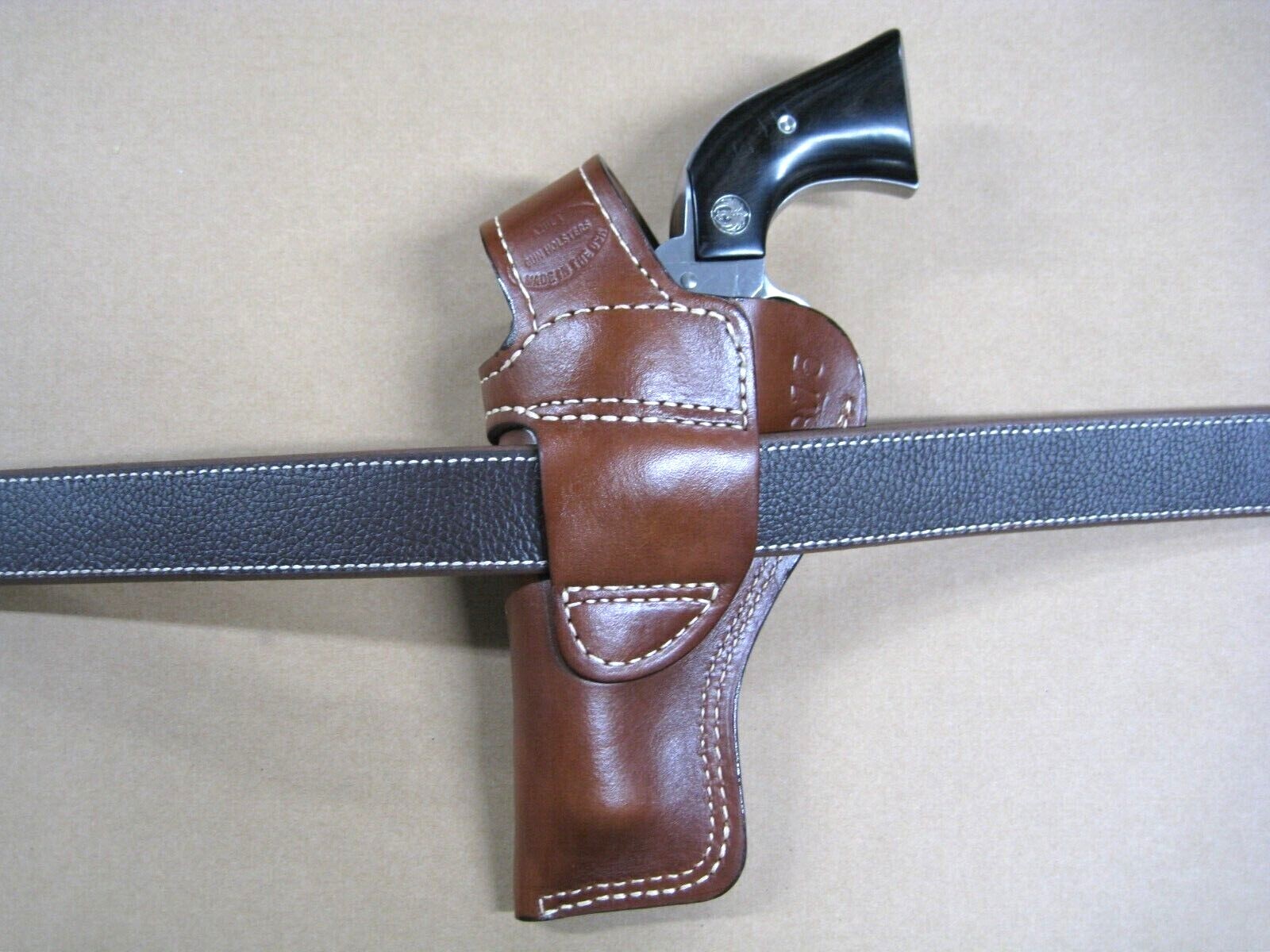 Azula Leather Strong Side Outdoor Belt Holster For Ruger Single Action ...