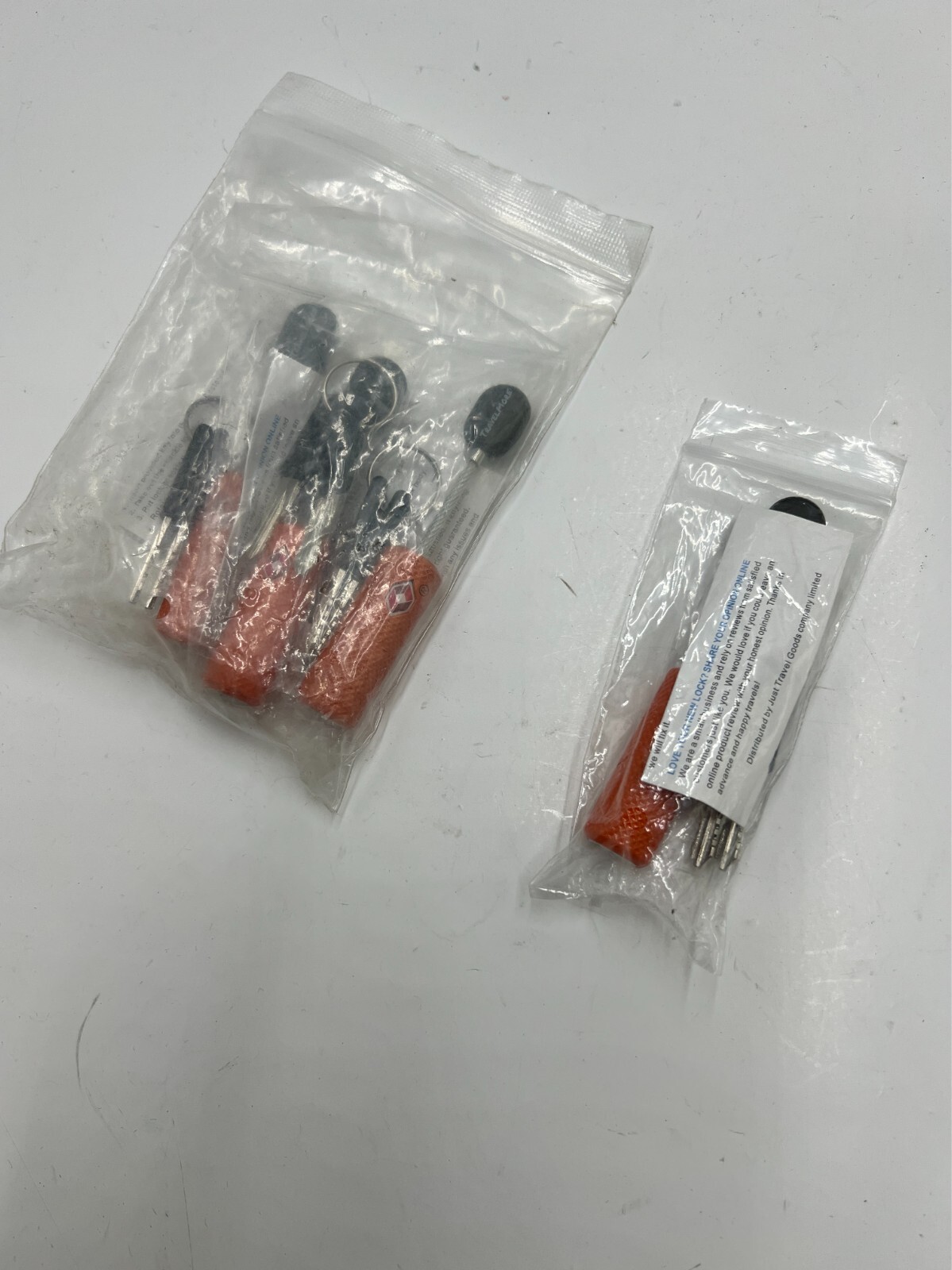 Pack of 4 - Luggage Locks and Keys for Travel - Flexible Ultra Secure ...