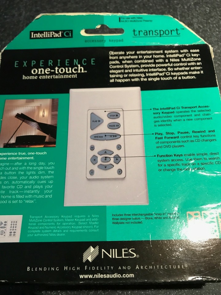 Niles Audio Transport Keypad | eBay
