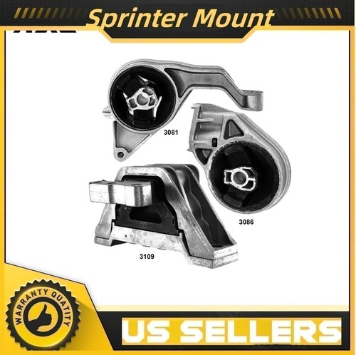 Engine Motor Mount & Auto. Trans, Mounts 3Pcs Set fo Chevrolet Cobalt ...