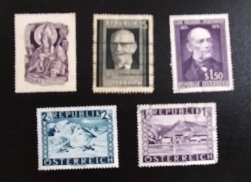 Austrian Stamps. Scott's #s 479...592.Used to MH*. sal's stamp store ...