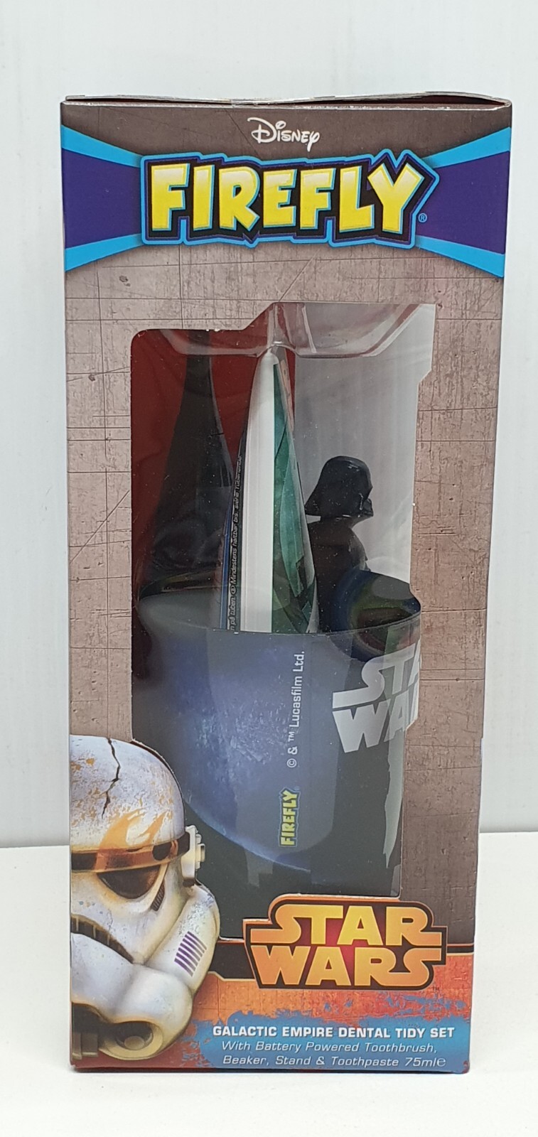 Star Wars Galactic Empire Dental Tidy Set Vader Toothbrush Cup 2014 NIB ...