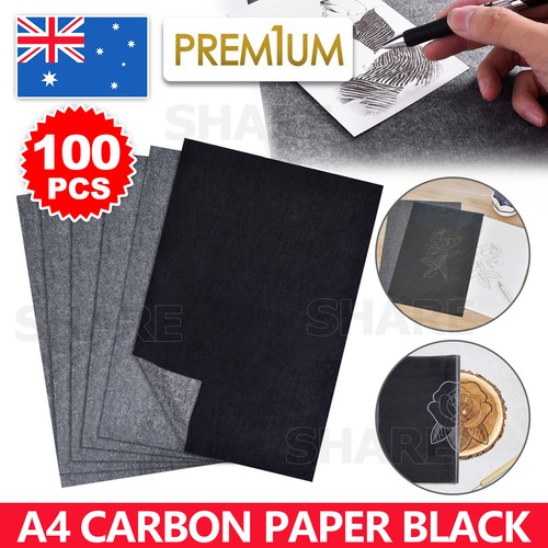 100 Sheets Carbon Paper Transfer Copy Graphite Tracing A4 Wood Canvas ...
