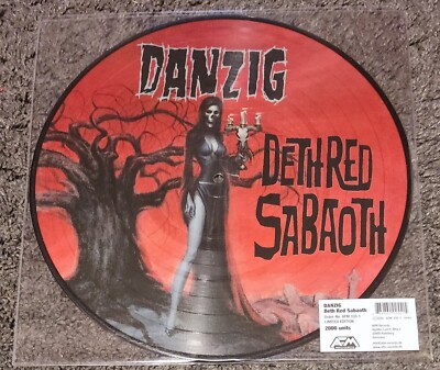 DANZIG DETH RED SABAOTH RARE PICTURE DISC ORIGINAL Misfits Slayer ...