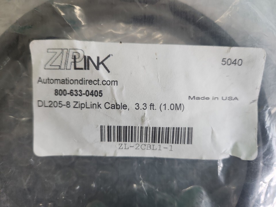 🆕️ *LOT OF 4! * ZipLink DL205-8 ZipLink 3.3' Cable ZL-2CBL1-1 ⚡️🇺🇸 SHIP ...