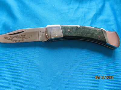 CHEROKEE NUMBERED 102 GREEN POCKET KNIFE | eBay