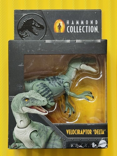 Jurassic World Hammond Collection Velociraptor Delta Dinosaur Figure | eBay