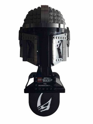 Wall Mount For LEGO STAR WARS MANDALORIAN Helmet 75328 w/ Mudhorn ...