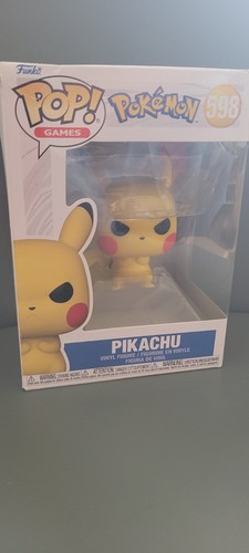 Funko pop #598 - Pokemon - Angry Pikachu | eBay UK