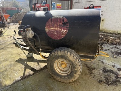 DUST SUPPRESSION / WATERING BOWSER with Loncin 80cc Petrol Engine Pump ...