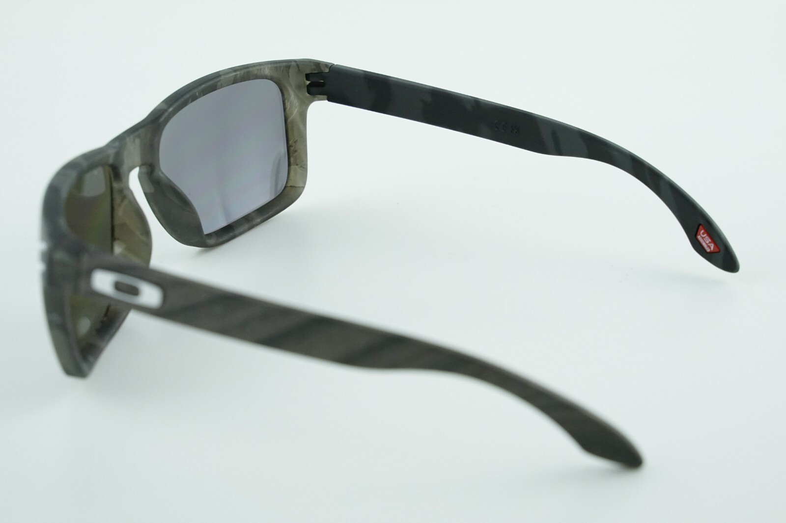 Parts/Mismatched Oakley Holbrook Woodgrain/Ink Striped OO9102 | eBay