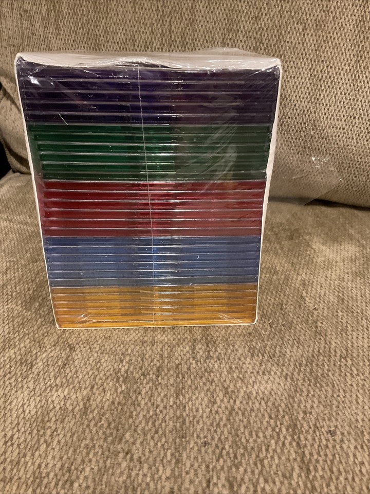 Memorex 29 pack of Color Slim Jewel Cases Media Storage New Sealed CD ...
