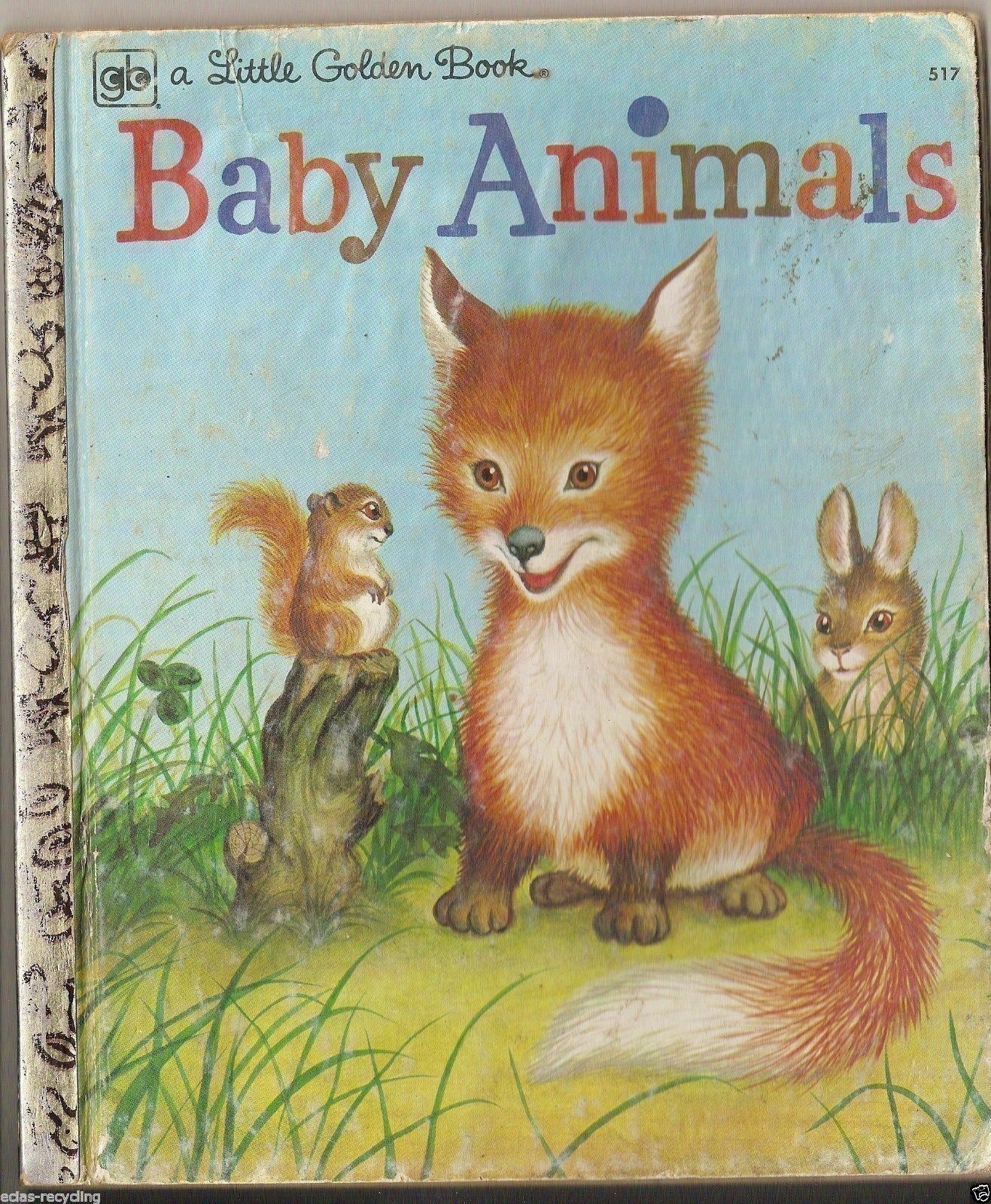 A Little Golden Book - Baby Animals - 517 - 18th Printing 1975 | eBay ...