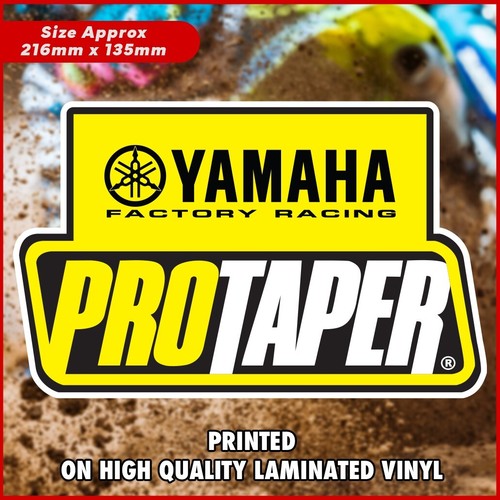 Yamaha Racing Protaper Sticker Decal MotorCross Window Laptop Man Cave ...