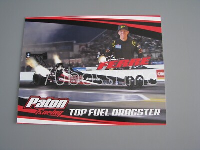 CAMERON FERRE 2021 PATON RACING TOP FUEL DRAGSTER 8X10 NHRA DRAG RACING ...