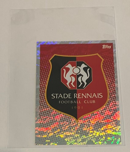 Sticker Badge Ecusson Logo Stade Rennais RENNES TOPPS CHAMPIONS LEAGUE ...