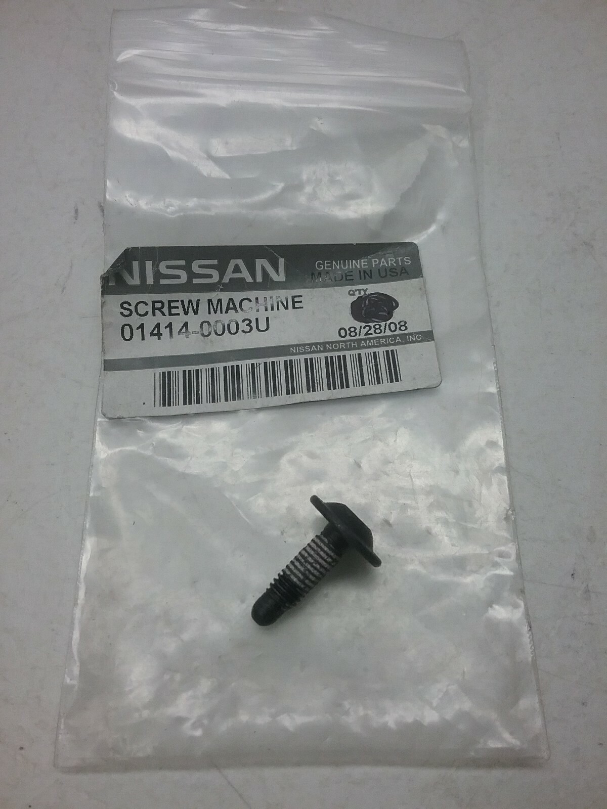 Genuine Nissan Screw (1) #01414-0003U | eBay
