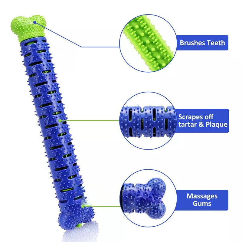 Dog Toys Chew for Aggressive Indestructible Squeaky Dog Chew Toy Tough ...