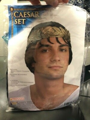 Adult Caesar Set Roman Wreath & Headband Costume Kit New!!! | eBay