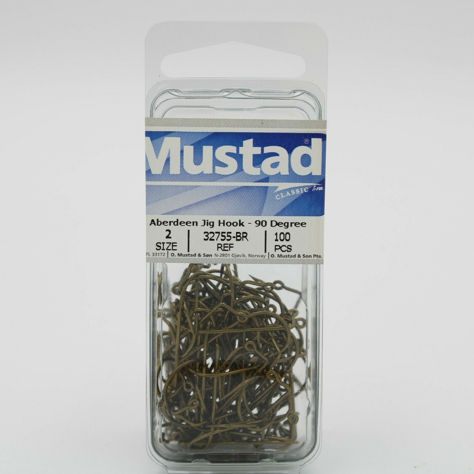 Mustad 32756 Aberdeen Jig Hook Bronze for sale online | eBay