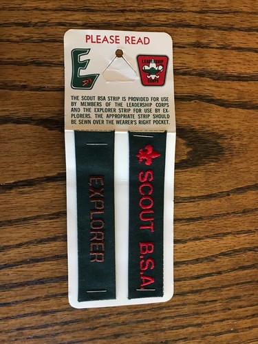 Scout B.S.A. Leadership Corps Explorer Boy Scouts of America BSA Strip ...