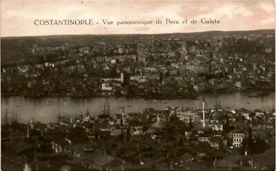 Vintage Postcard: Panoramic View of Pera and Galata, Constantinople | eBay