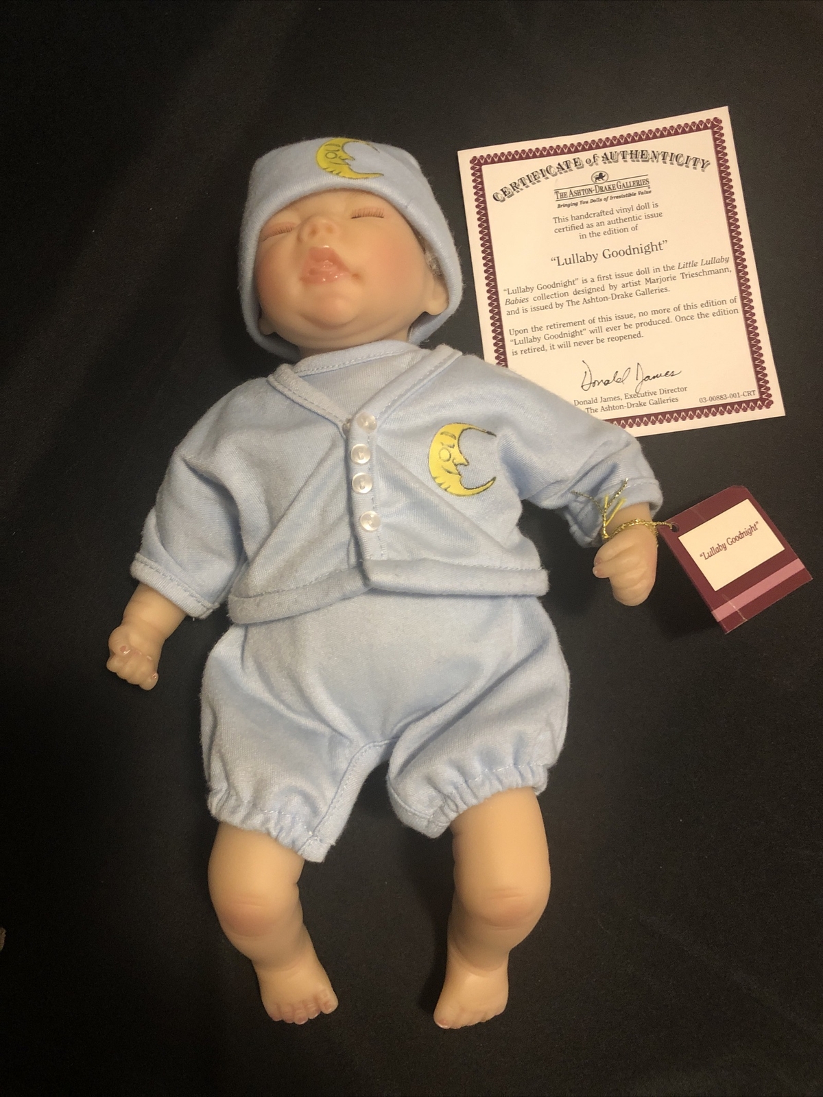 Ashton Drake Lullabye Goodnight Doll by artist Marjorie Trieschmann | eBay