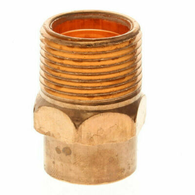 1" inch Copper Male Pipe Threaded Sweat Solder x MPT Adapter C x M | eBay