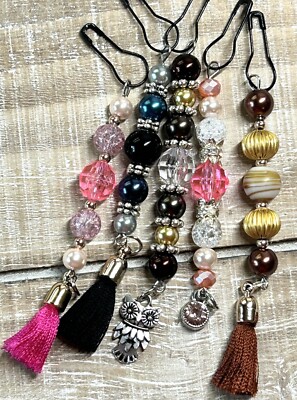 Bead Dangles for Junk Journals set of 5 beaded dangles purse bling ...