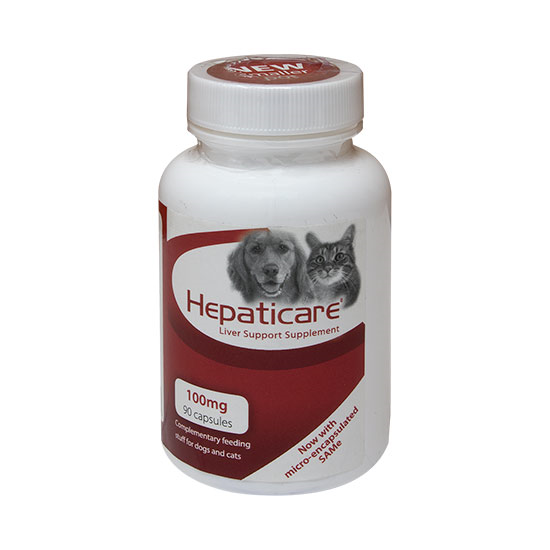 Hepaticare Liver Supplement Support for Pets Dogs Cats 100 MG 90 ...