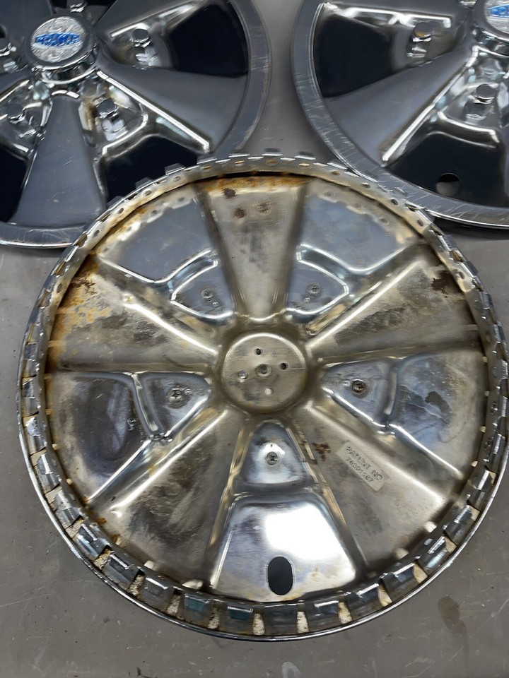 Vintage Cragar SS S/S 14" Hubcaps Wheel Covers Hub Caps Hot Rod Rat Rod ...