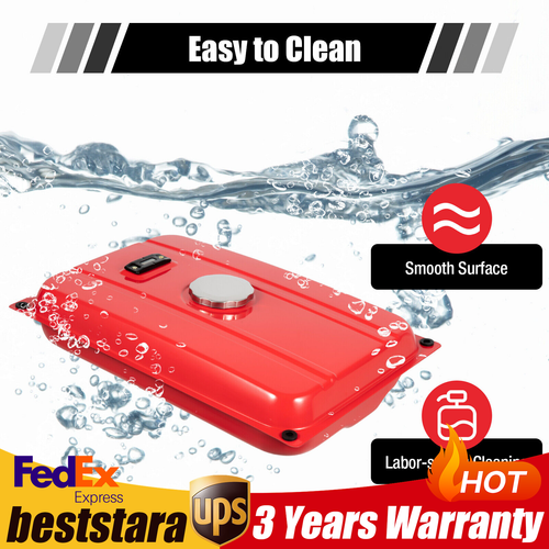 5-Gallon Universal Generator Gas Fuel Tank w/ Chrome Cap Gauge Petcock ...