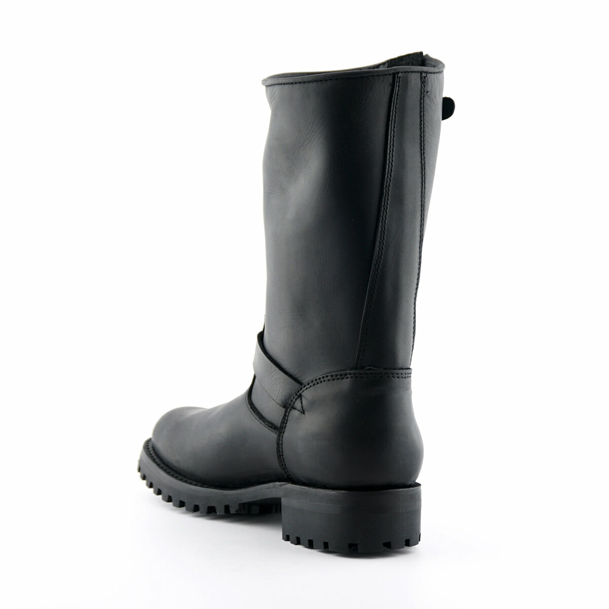 Grinders Mens Engineer Wild One Black Biker Boots Western Combat ...