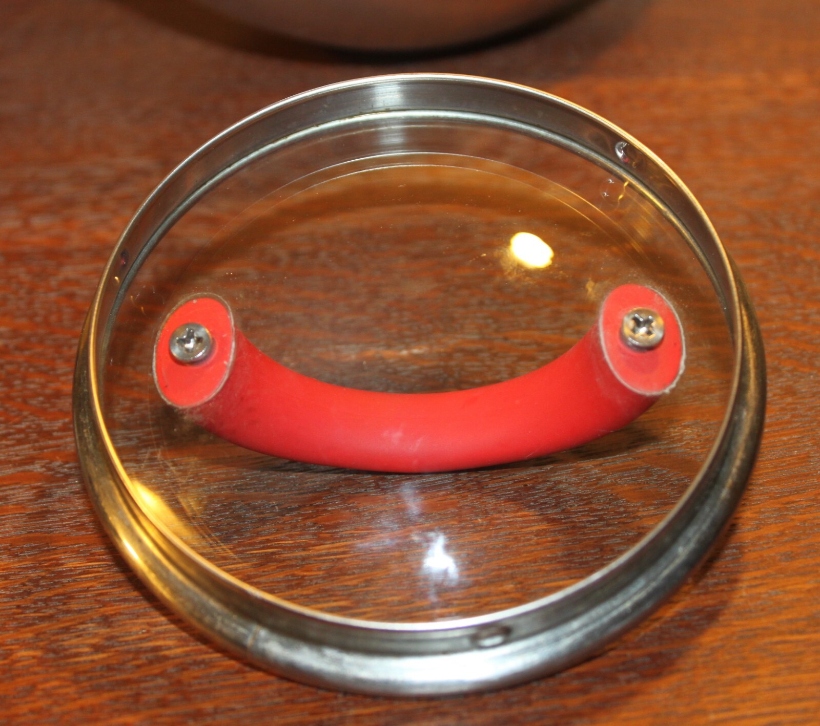 Brandani Whistling Tea Kettle. Brushed Stainless Steel w/ Red Soft ...