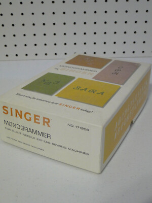 Singer Monogrammer 171256 for Slant Needle Zig-Zag Sewing Machines w ...